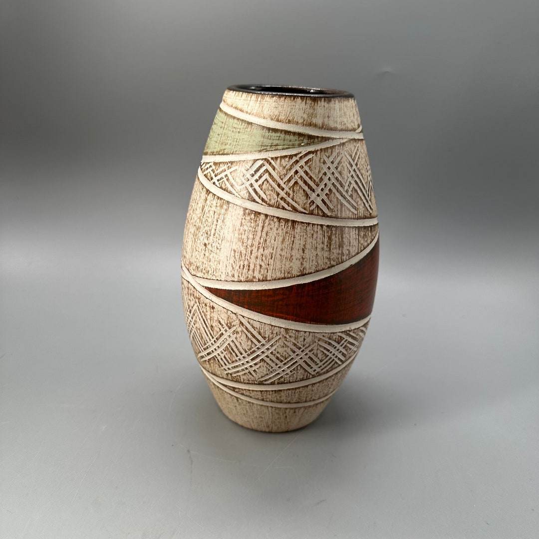 Vintage, 50s, 1950s, Mid Century, Vase, Spara, Edel Keramik, German ...