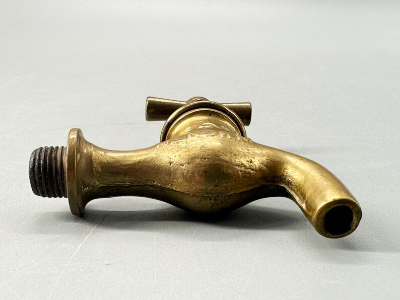 Vintage 1950s 50s Brass Faucet Tap Outside Garden - Etsy