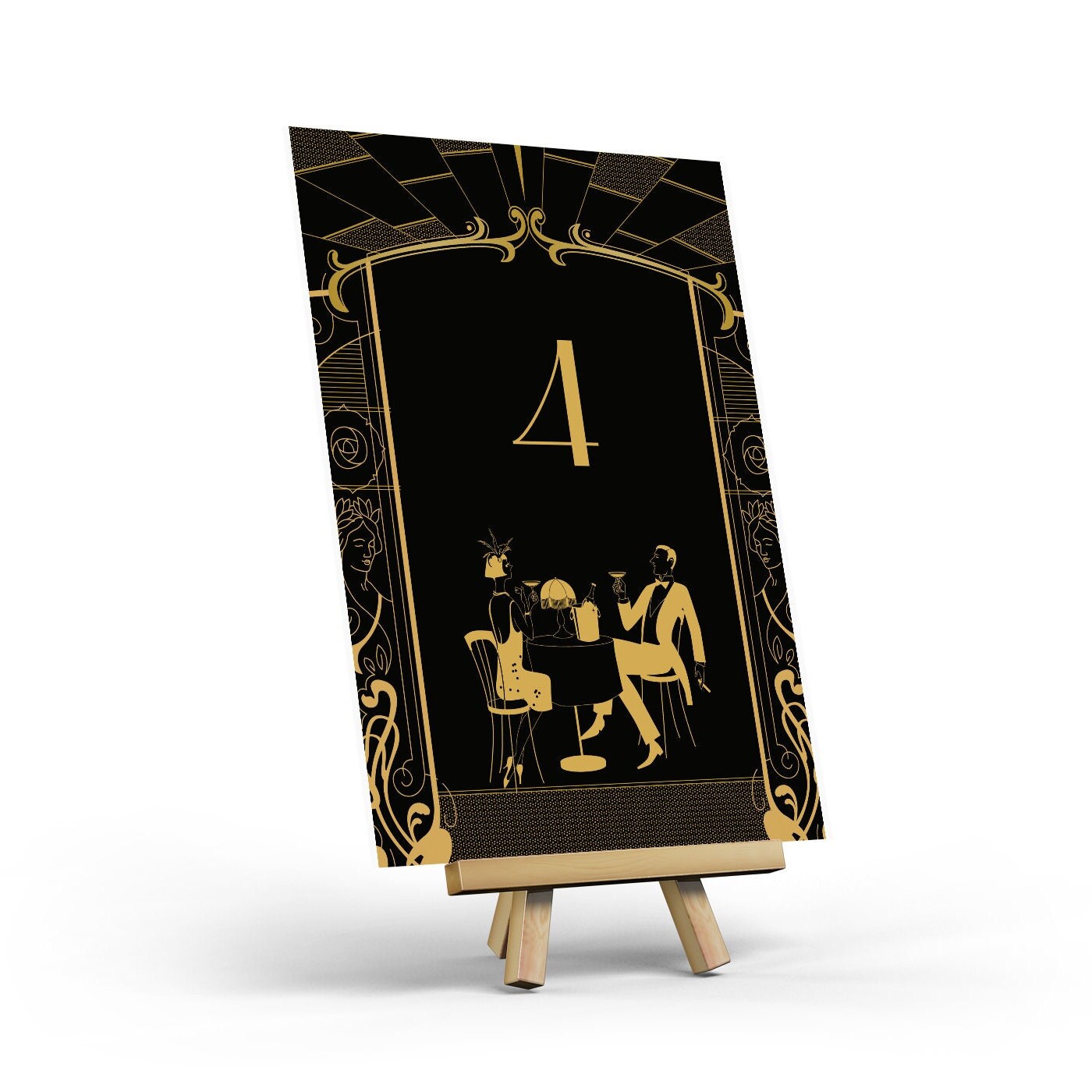 Great Gatsby, Glitz, Art Deco Table Numbers / Printable PDF - Etsy