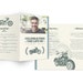 Motorcycle Funeral Program, Celebration of Life Order of Service for ...