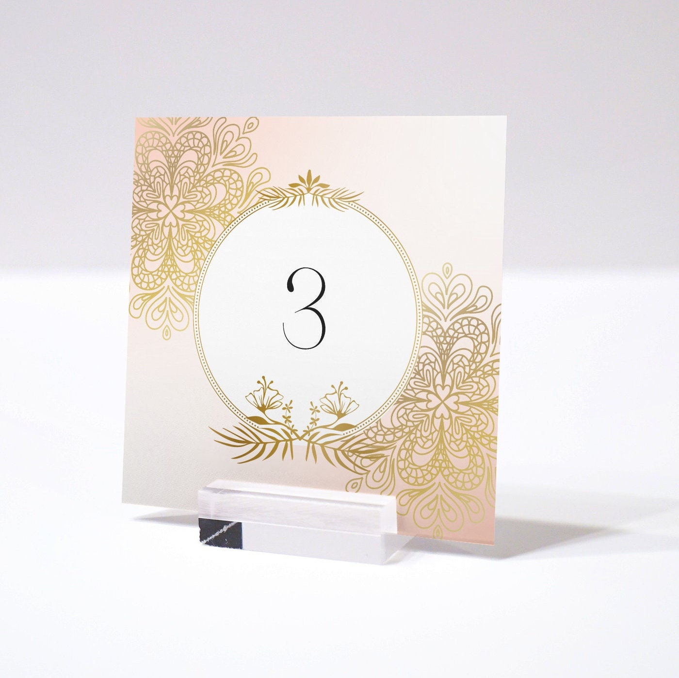 Pastel Indian Wedding Table Numbers PDF, Printable Wedding Table ...