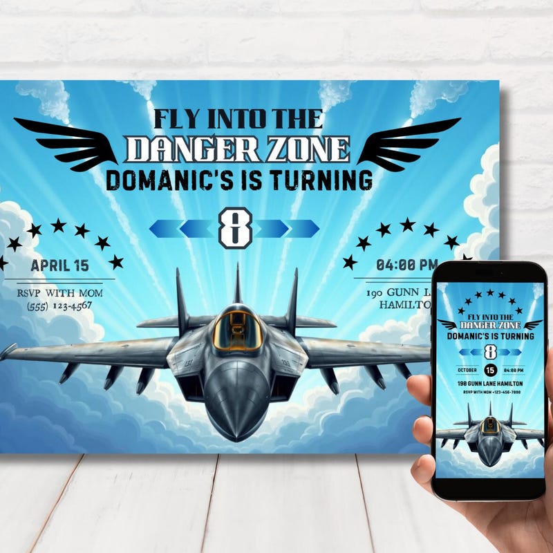 Fighter Jet Party - Etsy