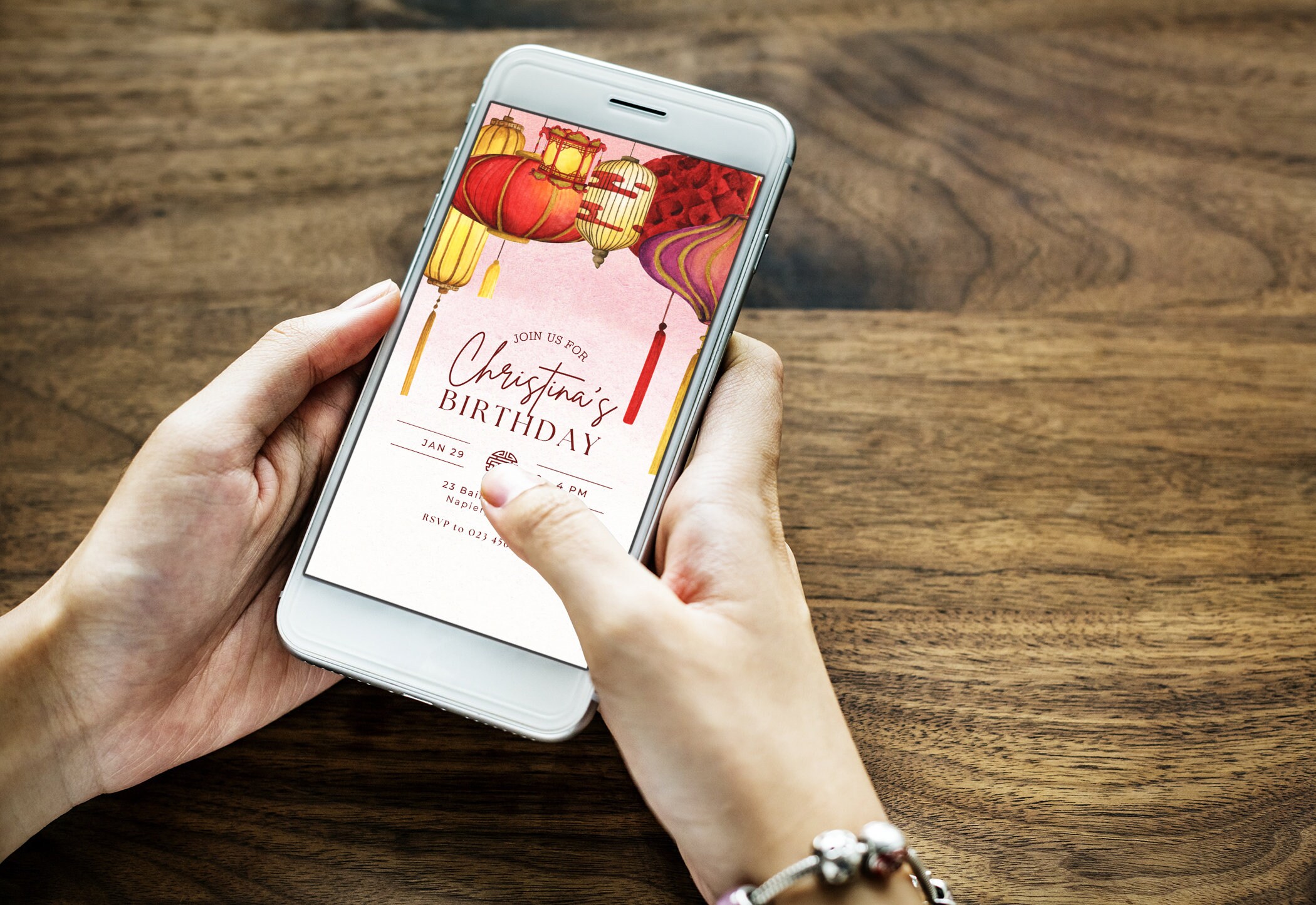 Oriental Party Invitations Editable Chinese Celebration - Etsy