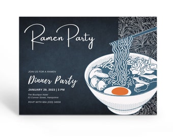 Ramen Noodle Party - Etsy