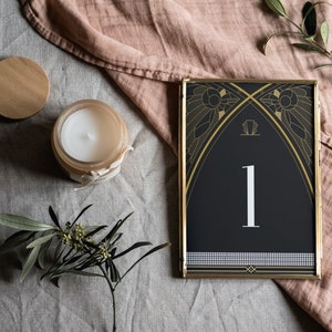 Elegant Great Gatsby Table Numbers, Printable Gatsby Table Numbers ...