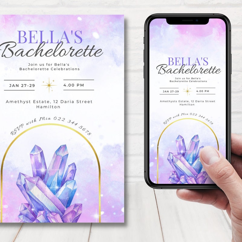 Crystal Bachelorette - Etsy