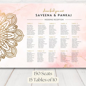 Indian Wedding Seating Chart, Hindu Wedding Seating Chart Bundle, Find ...