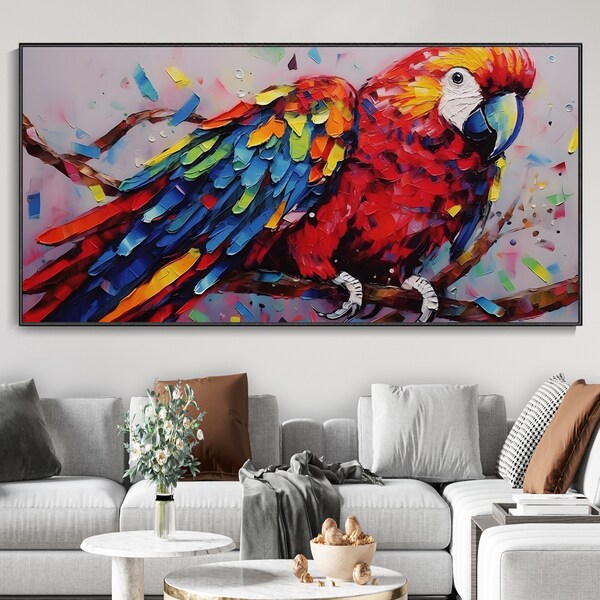 Parrot Painting - Etsy