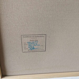 SOLIDITY, Original Artwork of the Artist Dalia Slep, for Modern ...