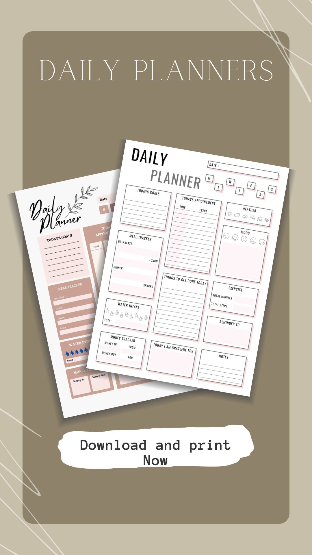 Printable All Kind Planners 2024 Calendar, Daily, Weekly, Yearly, 2024 ...