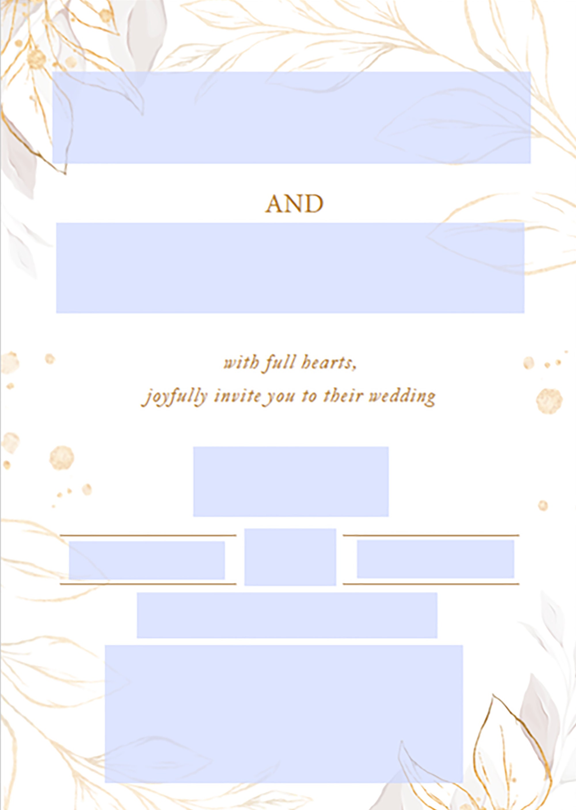 Editable Wedding Minimalist Elegant Invitation Printable and Editable ...