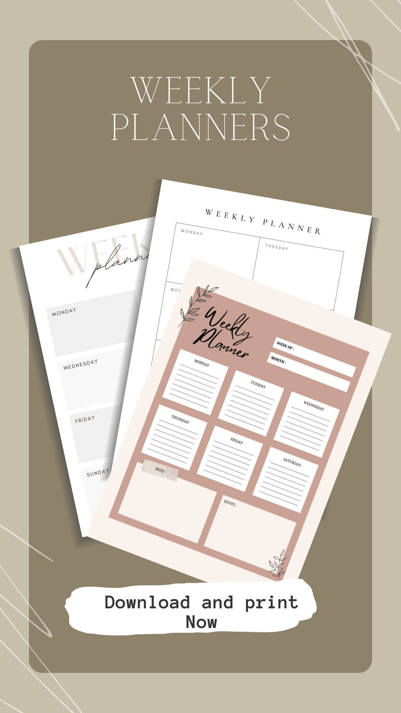 Printable All Kind Planners 2024 Calendar, Daily, Weekly, Yearly, 2024 ...