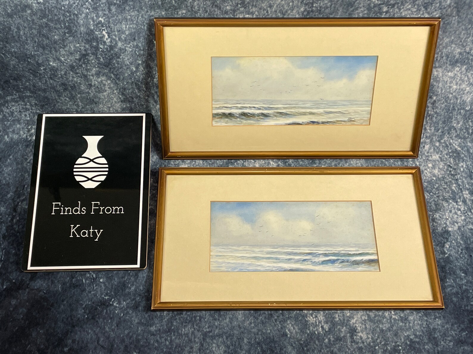 British 19th Century School of Art Pair of Watercolours Signed by E T ...