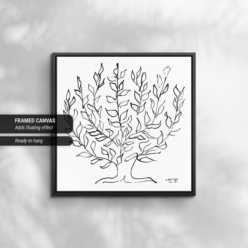 Henri Matisse the Plain Tree Canvas/poster Art Reproduction - Etsy India