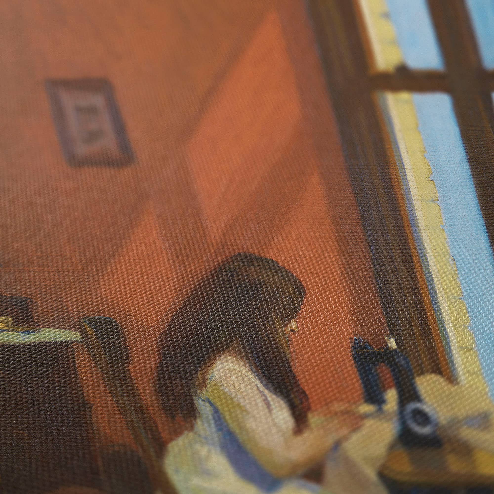 Edward Hopper Girl at Sewing Machine Canvas Art Print, Realism Painting ...