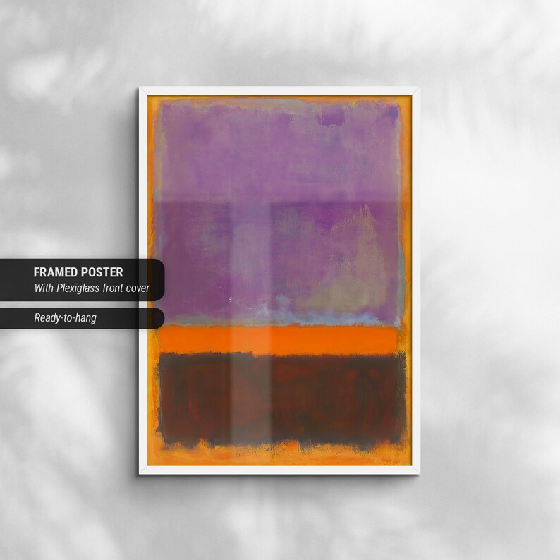 Mark Rothko Untitled 1952 Canvas/poster Art Reproduction - Etsy