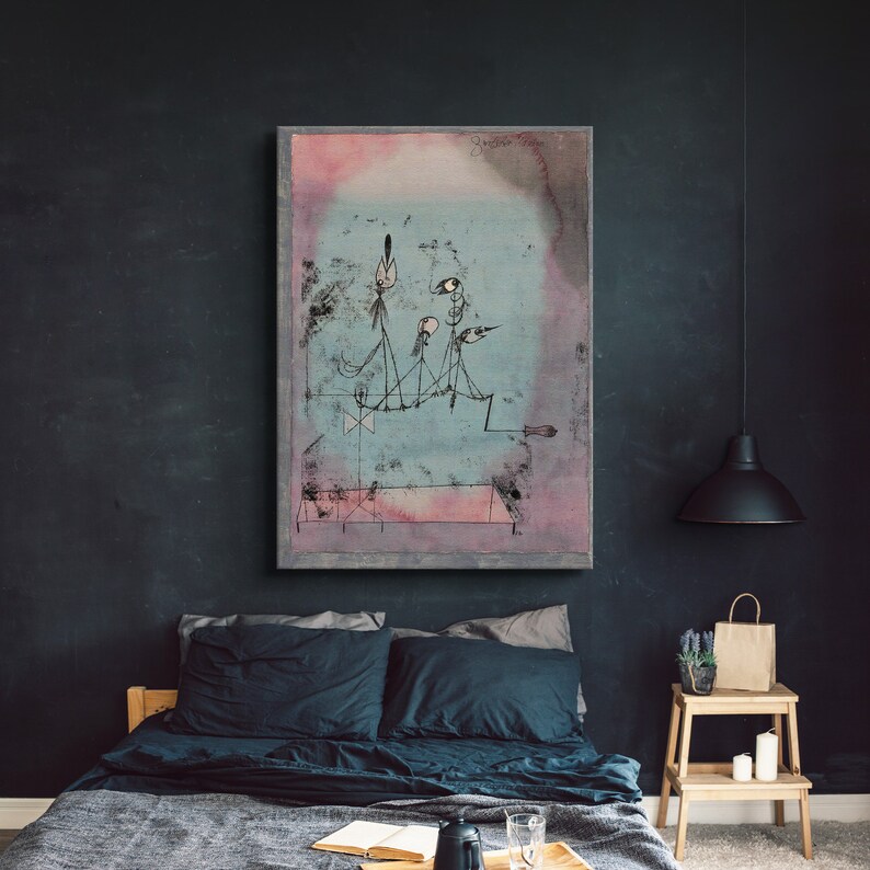 Paul Klee Twittering Machine Canvas/poster Art Reproduction - Etsy