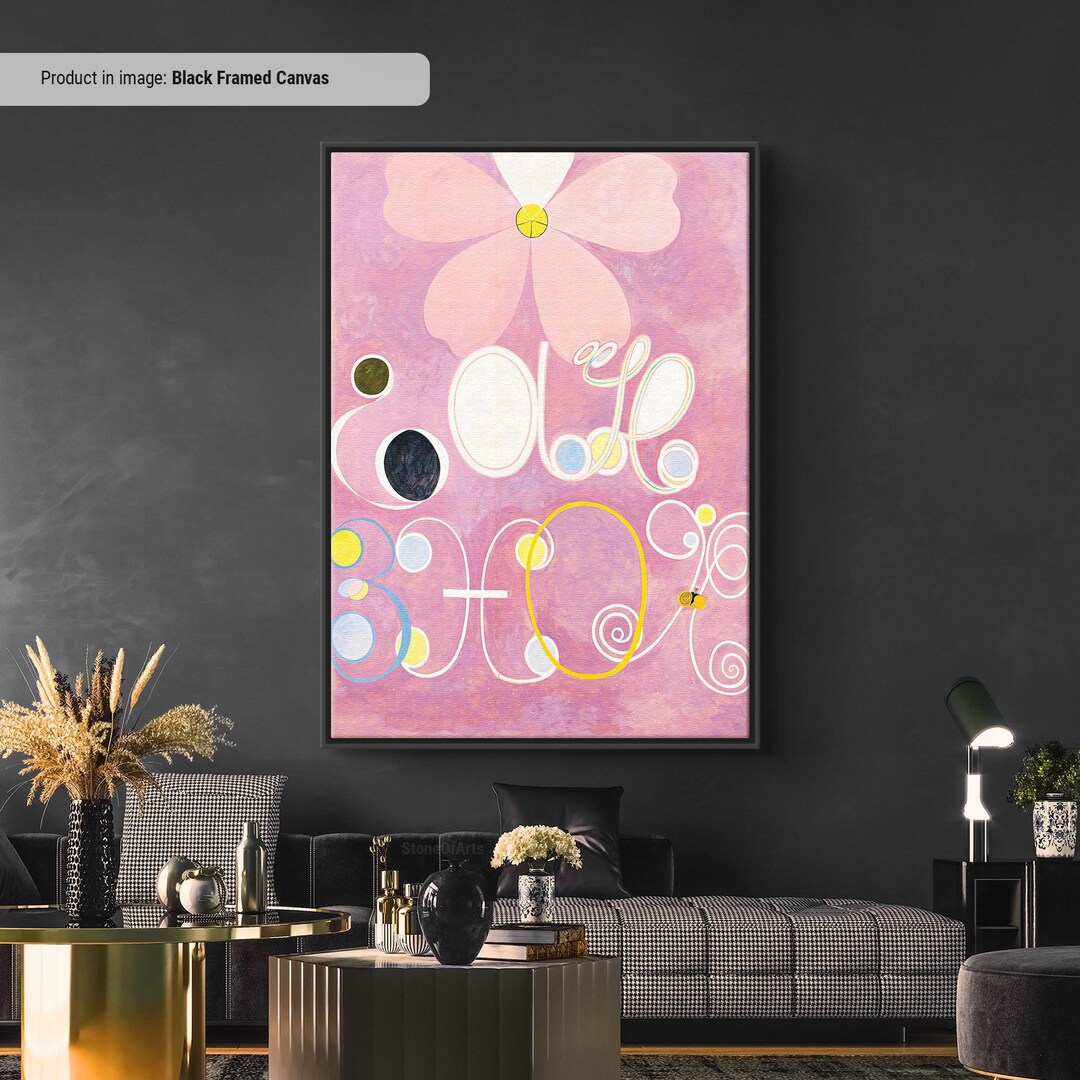 Hilma Af Klint No 5 Adulthood Art Print, Abstract Canvas/poster - Etsy ...