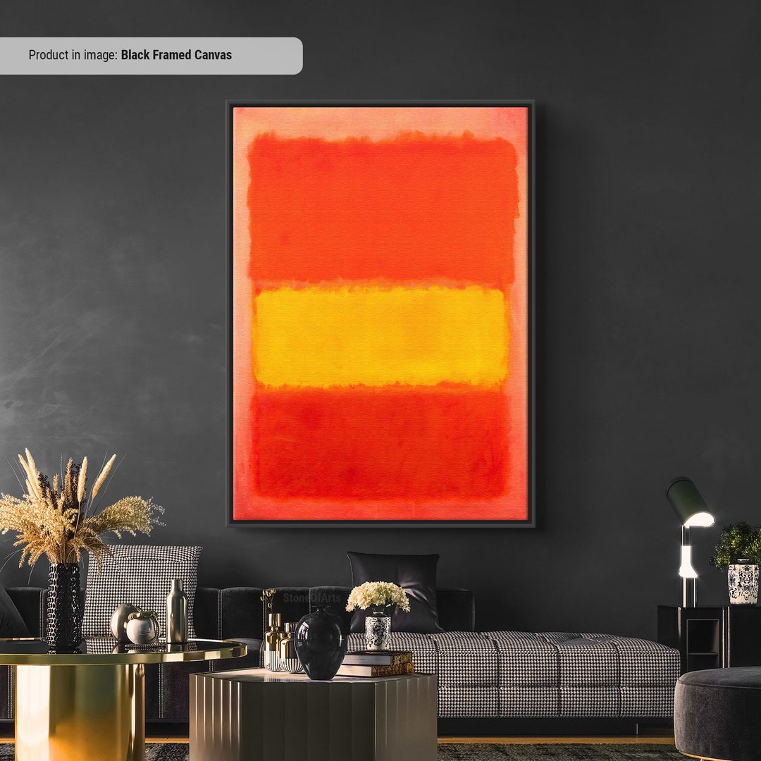Mark Rothko Yellow Band Canvas/poster Art Reproduction, Rothko ...