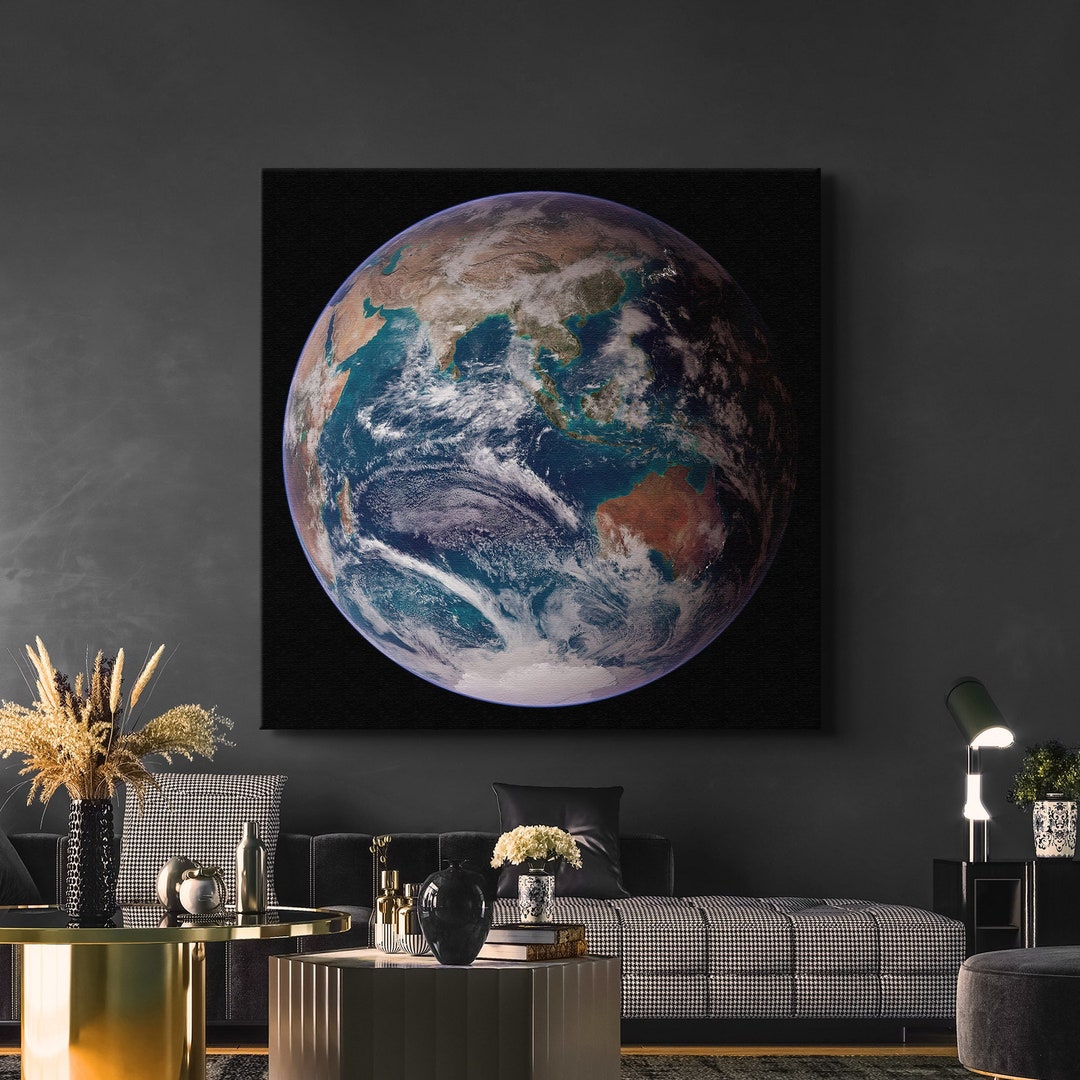 Blue Marble NASA Earth Canvas/poster Art the View of Earth - Etsy