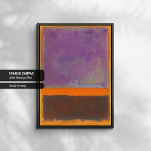Mark Rothko Untitled 1952 Canvas/poster Art Reproduction, Rothko ...