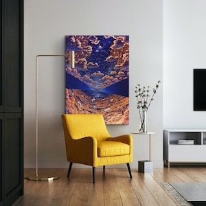 NASA O Neill Cylinder I Canvas/poster Art, Science Fiction Wall Art ...