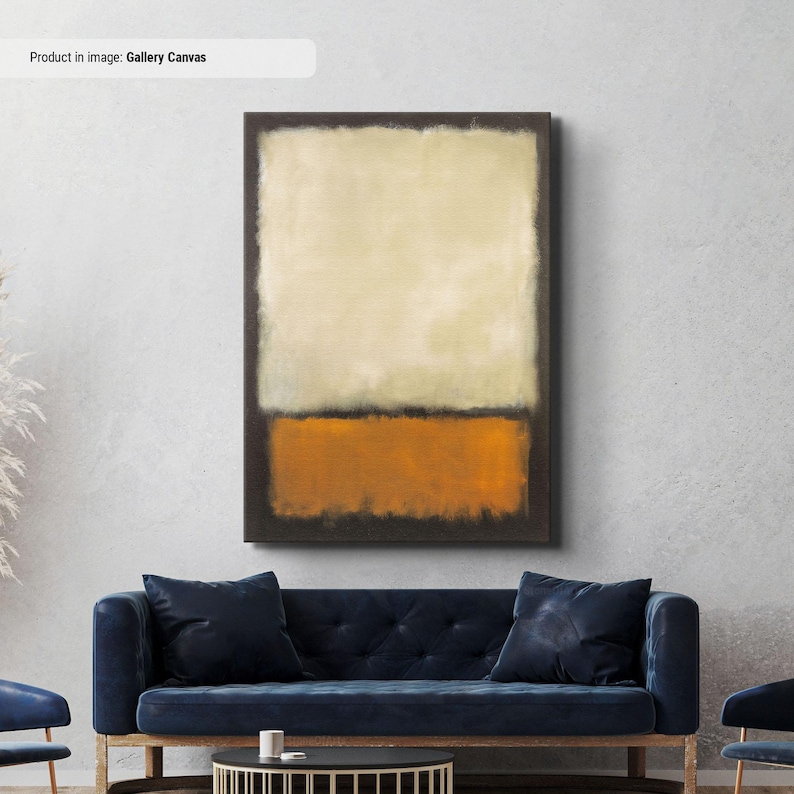 Mark Rothko No 7 Art Reproduction, Abstract Expressionism, Framed ...