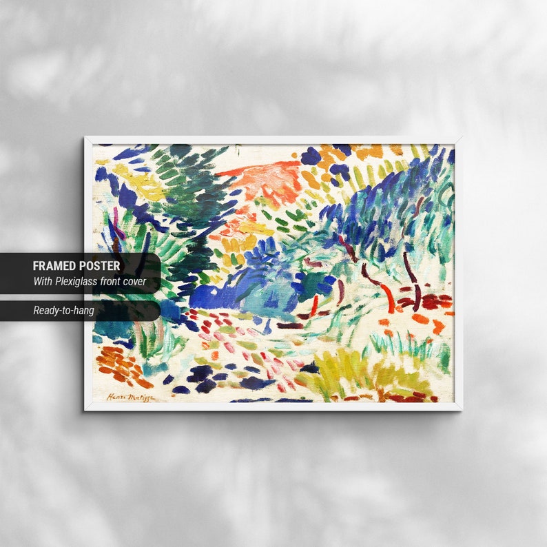 Henri Matisse Landscape at Collioure Canvas/poster Art - Etsy