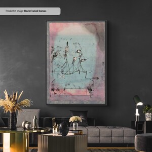 Paul Klee Twittering Machine Canvas/poster Art Reproduction, Abstract ...
