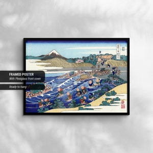 Hokusai Fuji From the Minobu River Canvas/poster Art - Etsy