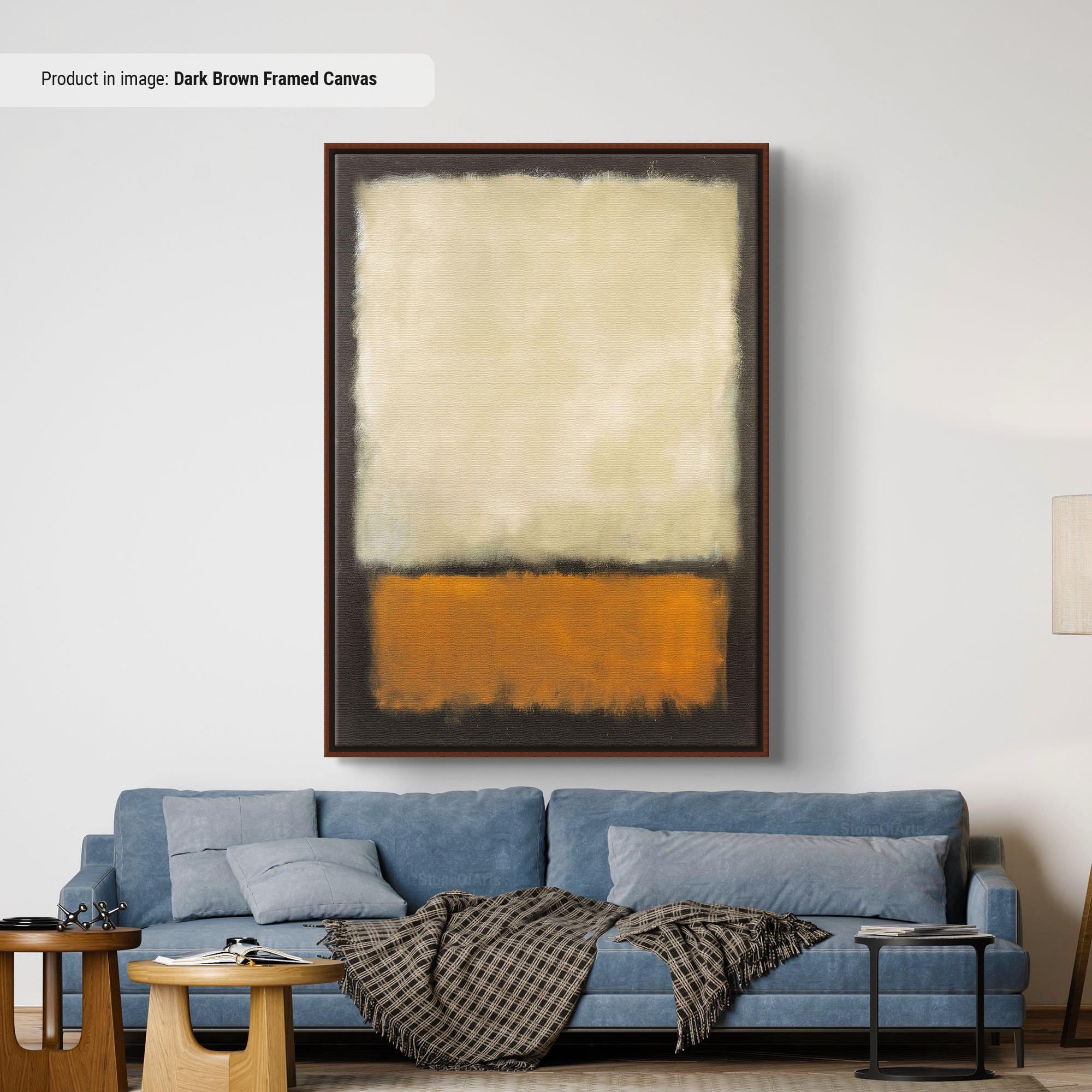 Mark Rothko No 7 Art Reproduction, Abstract Expressionism, Framed ...