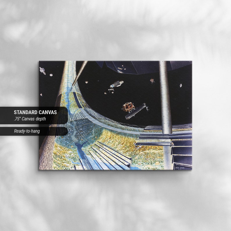 NASA Stanford Torus III Canvas/poster Art Science Fiction - Etsy