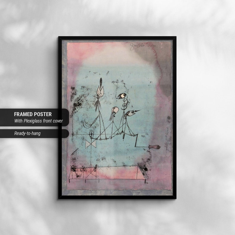 Paul Klee Twittering Machine Canvas/poster Art Reproduction - Etsy