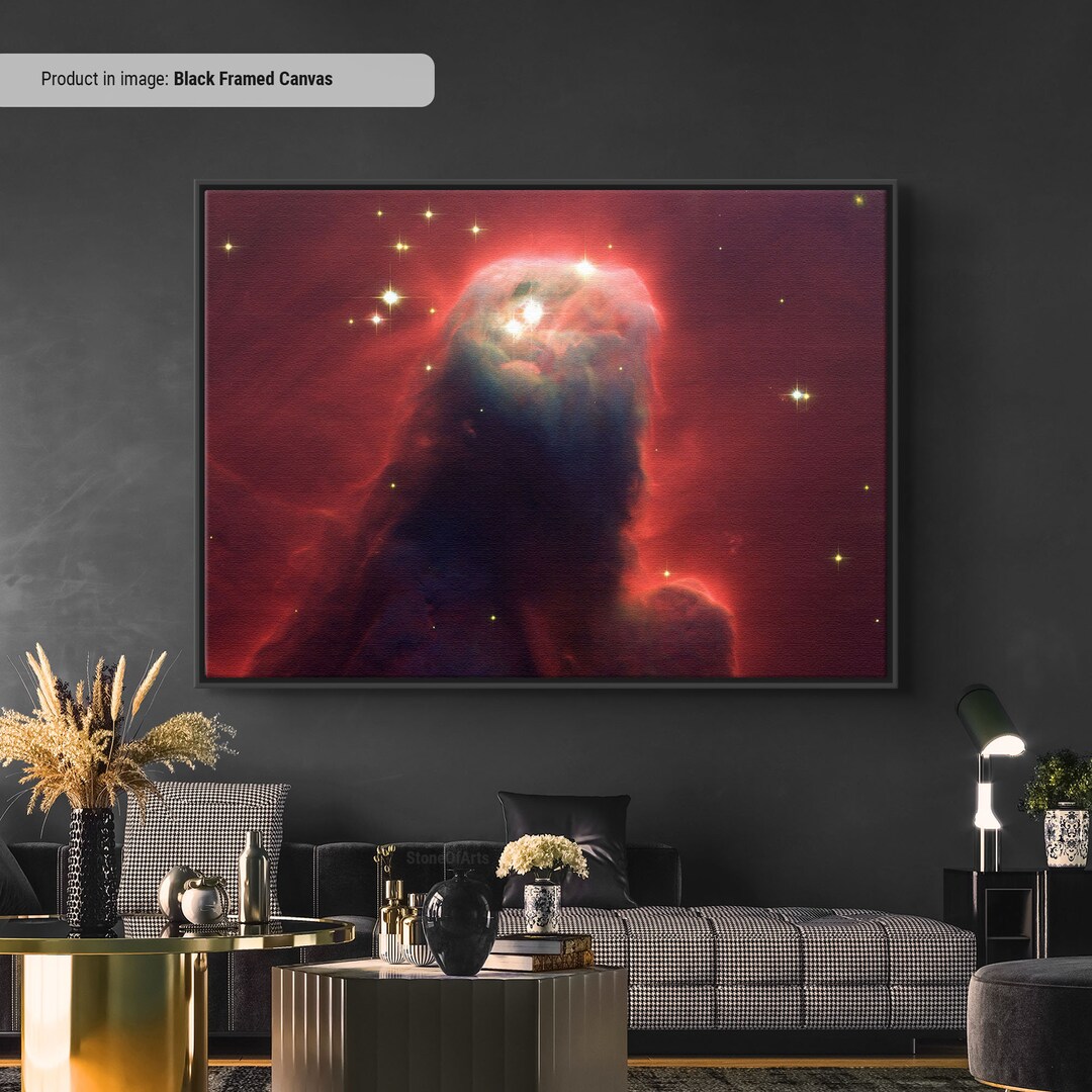 Ghostly Star-forming Canvas/poster Art, NASA Hubble Space Telescope ...