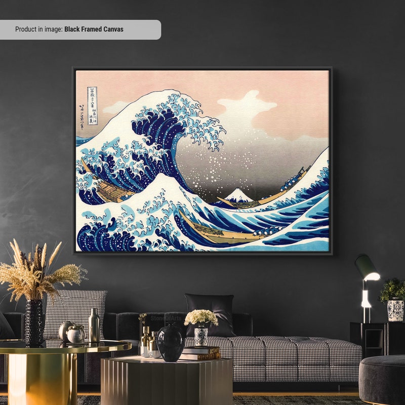 Wave Print - Etsy