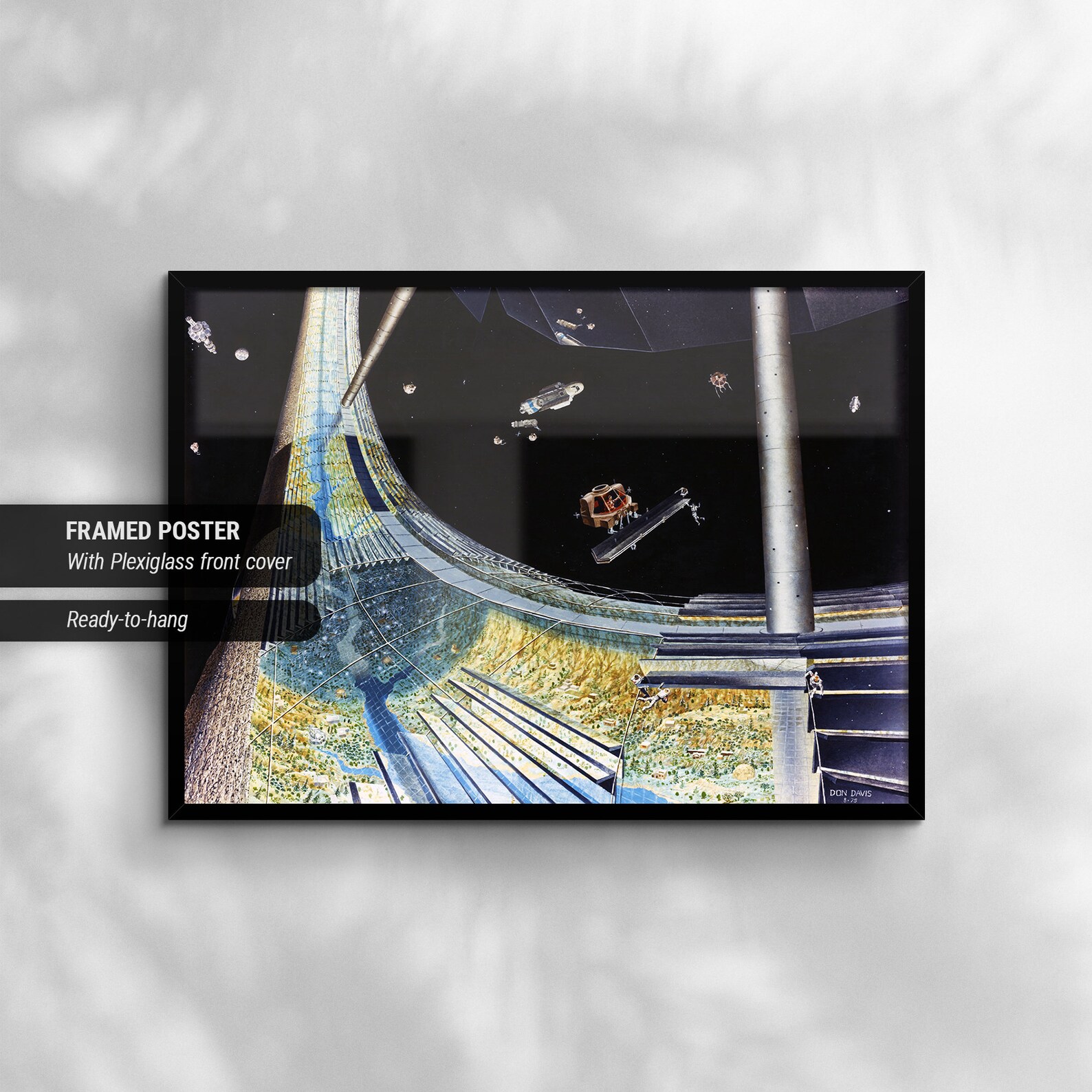 NASA Stanford Torus III Canvas/poster Art Science Fiction - Etsy