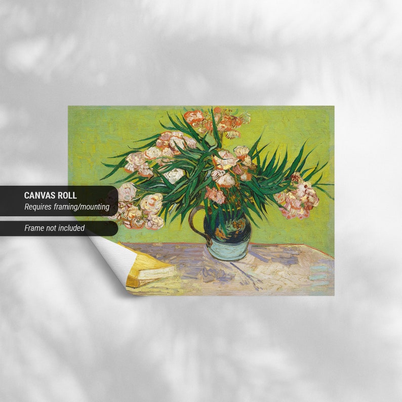 Vincent Van Gogh Oleanders Canvas/poster Art Reproduction | Etsy