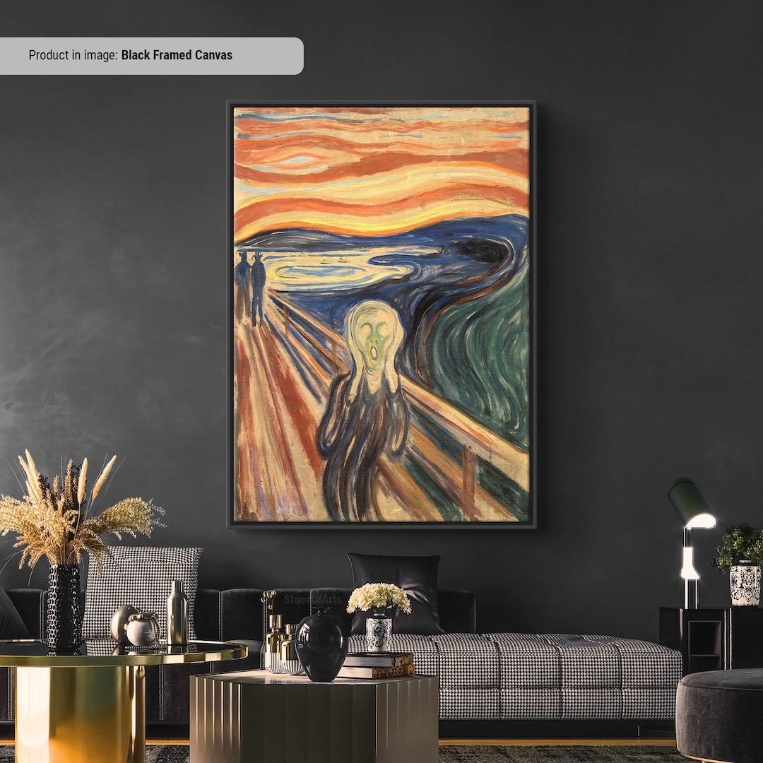 The Scream Canvas Print, Edvard Munch (framed or Unframed) - Etsy