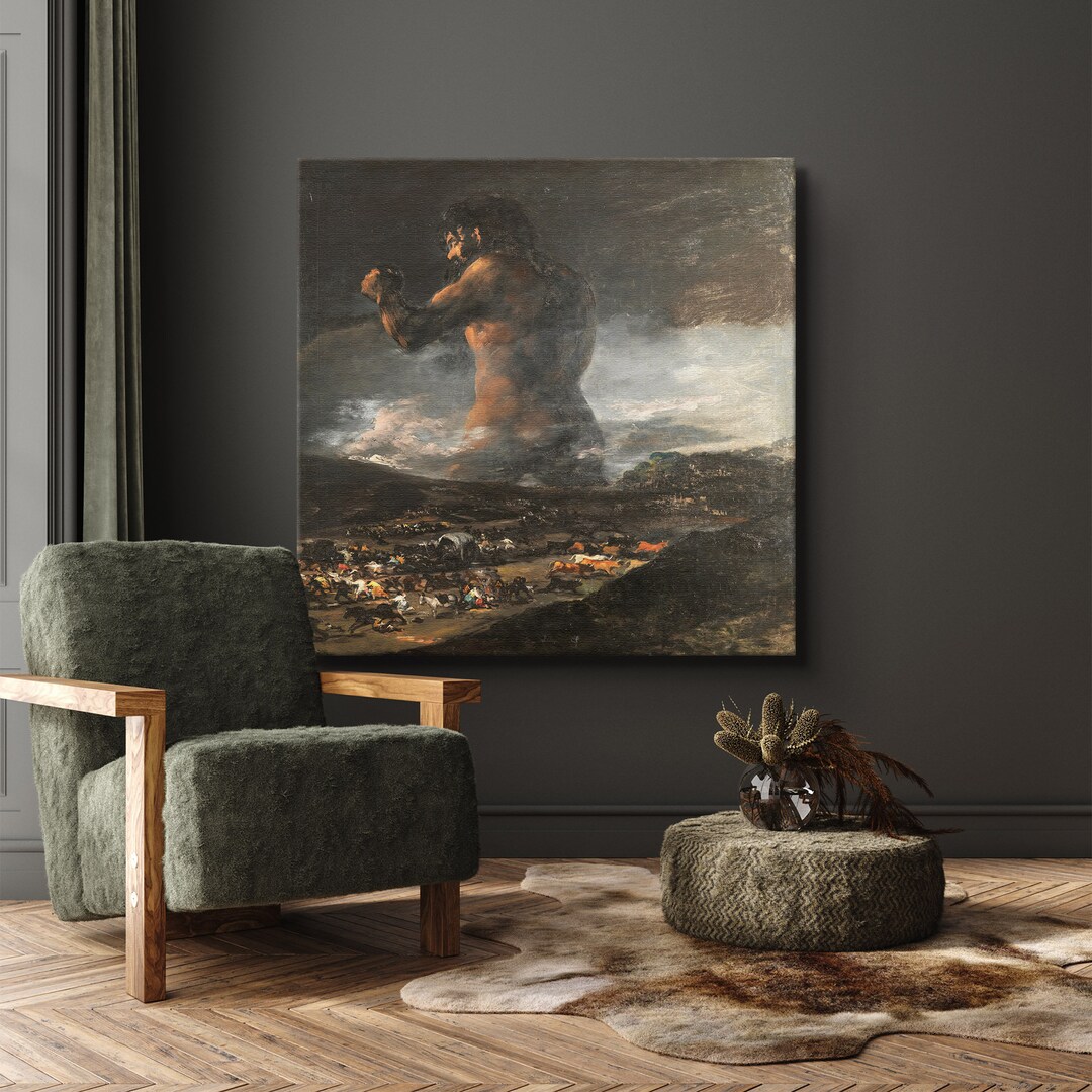 Francisco Goya the Colossus Canvas/poster Art Reproduction, Classic ...