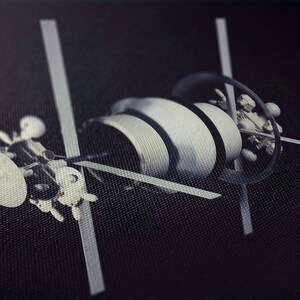 NASA Bernal Sphere VI Canvas/poster Art, Science Fiction Wall Art Print ...