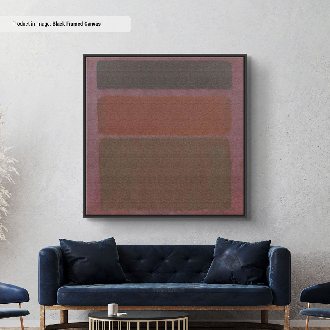 Mark Rothko No 16 Canvas/poster Art Reproduction, Rothko Reproduction ...