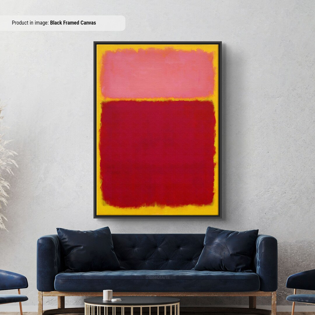 Mark Rothko No. 17 Canvas/poster Art Reproduction, Rothko Reproduction ...