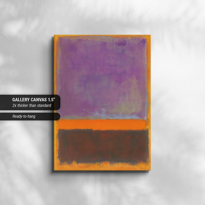 Mark Rothko Untitled 1952 Canvas/poster Art Reproduction - Etsy