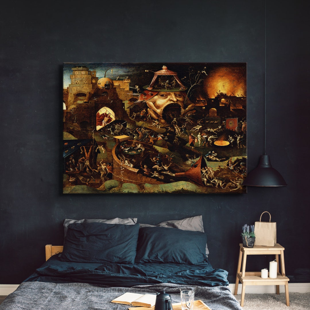 Hieronymus Bosch Christ in Limbo Canvas/poster Art Reproduction ...