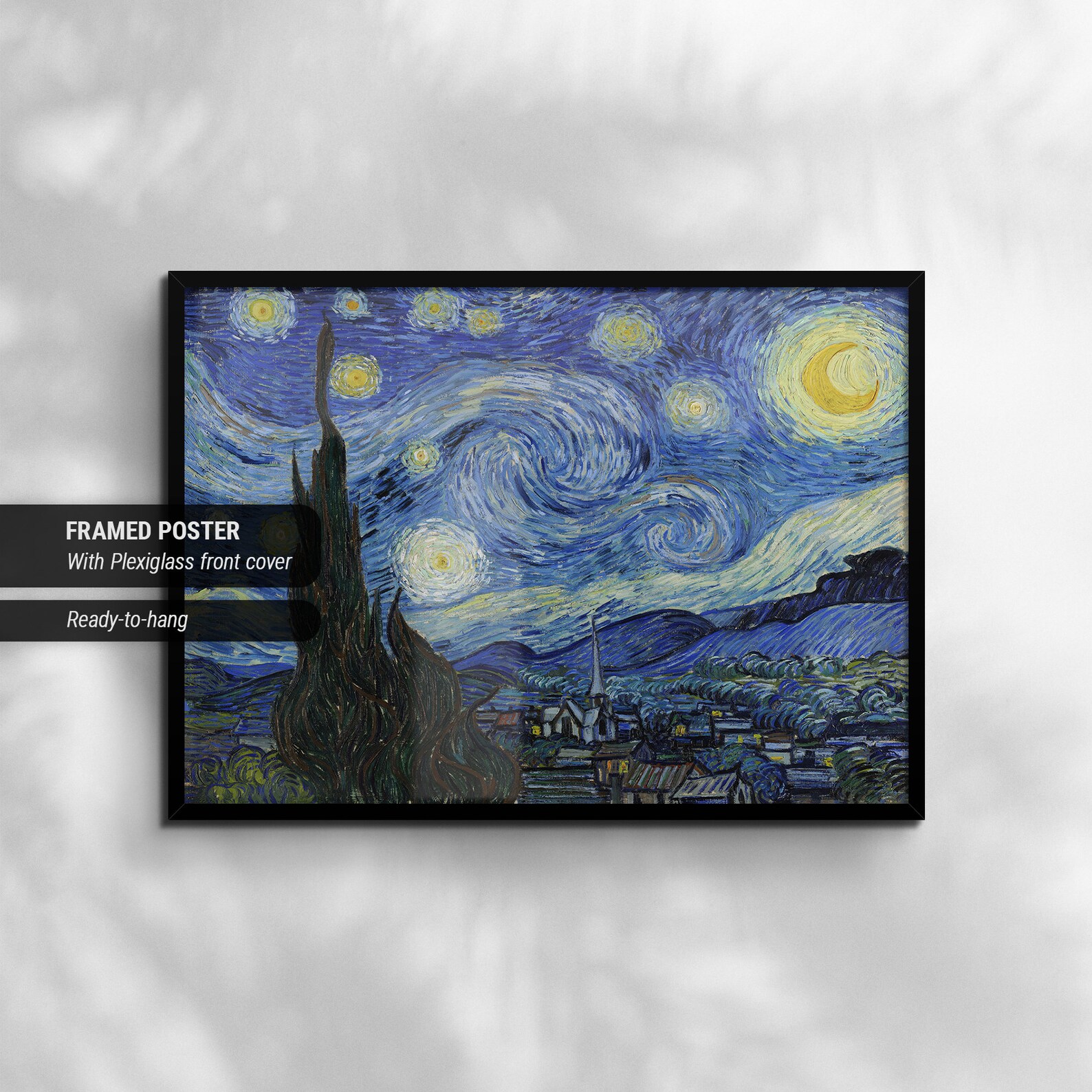 Vincent Van Gogh the Starry Night Canvas/poster Art | Etsy