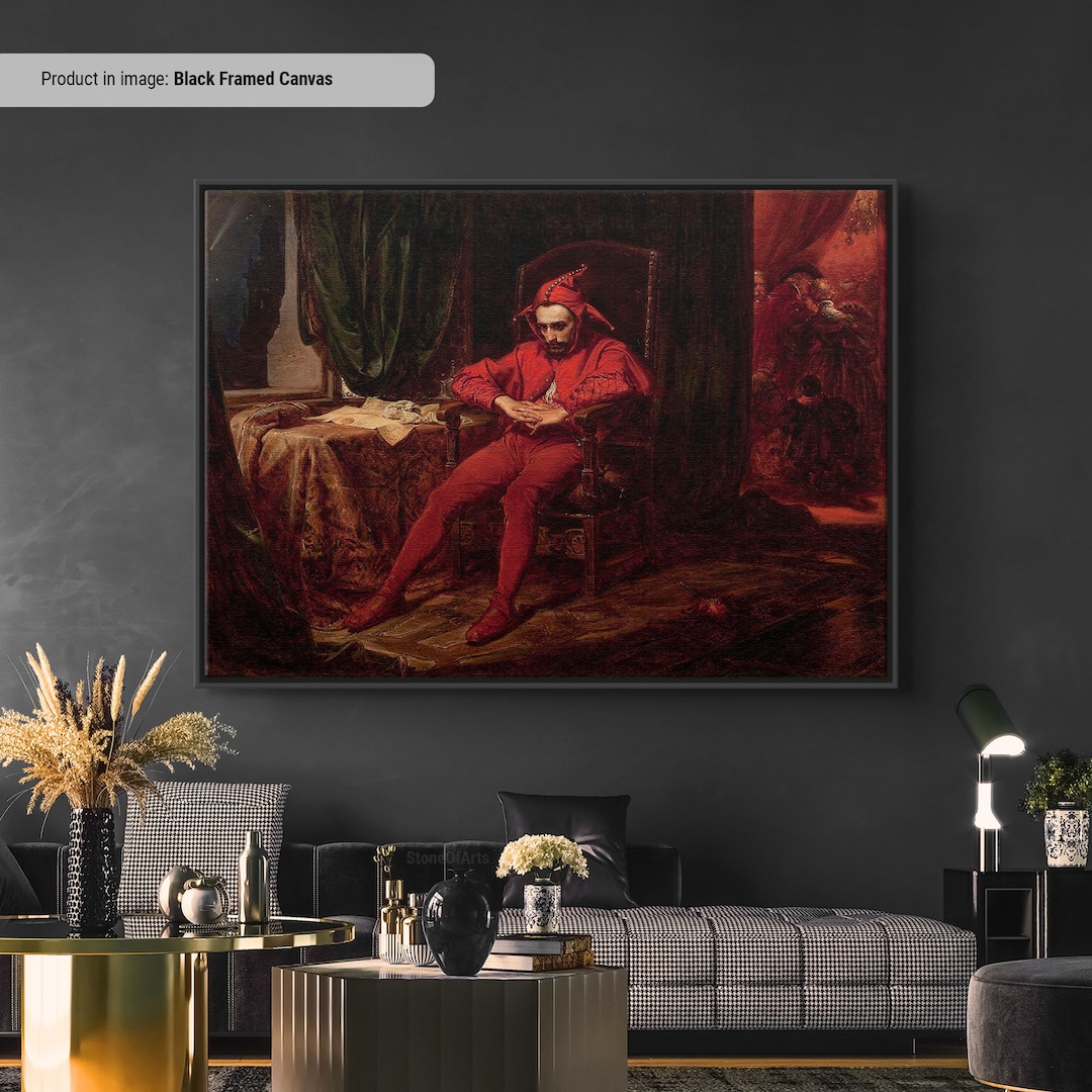 The Sad Jester by Jan Matejko - Poster or Canvas Wall Art, Sad Clown ...