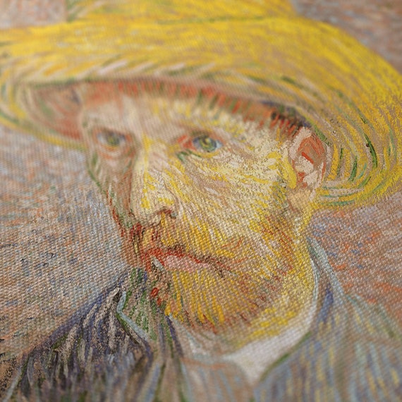 Vincent Van Gogh Autoportrait Avec Chapeau De Paille