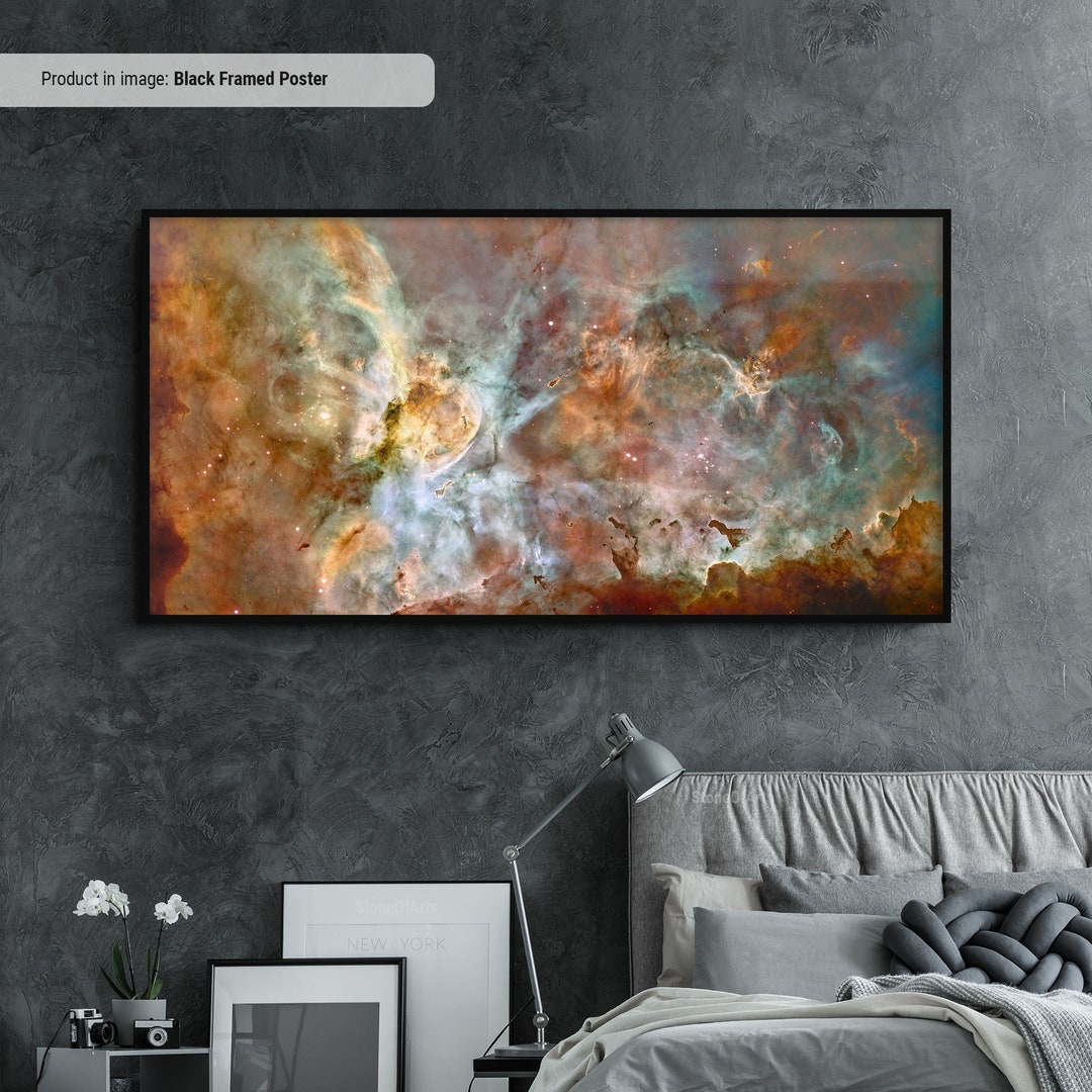 Hubble Telescope Star Birth Canvas Print, Large Space Poster - Etsy