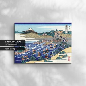 Hokusai Fuji From the Minobu River Canvas/poster Art - Etsy