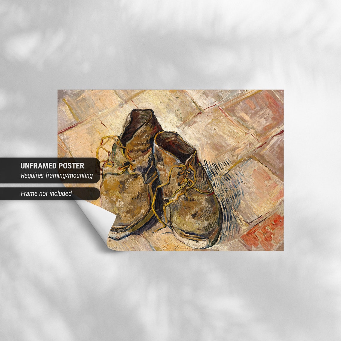 Vincent Van Gogh Shoes Canvas/poster Art Reproduction | Etsy